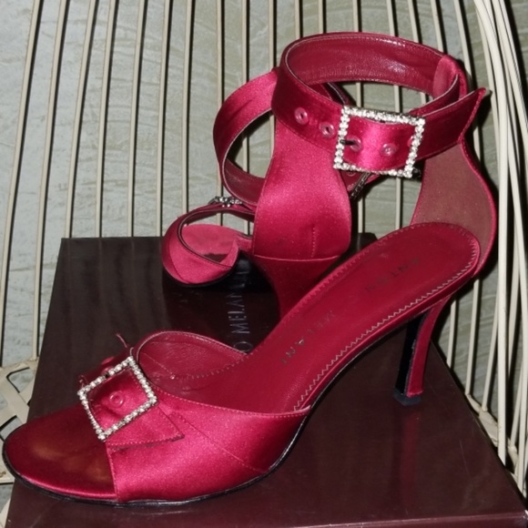 ANTONIO MELANI | Shoes | Antonio Melani Red Evening Shoe | Poshmark
